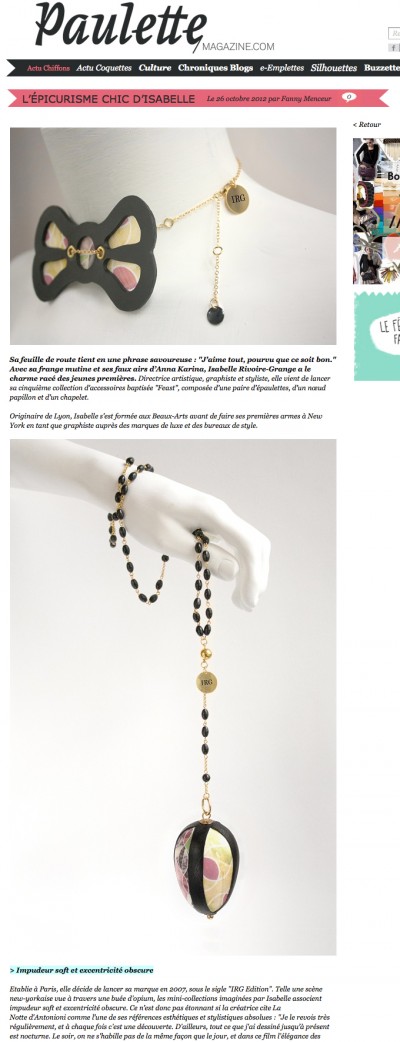 Paulette | Isabelle Rivoire-Grange